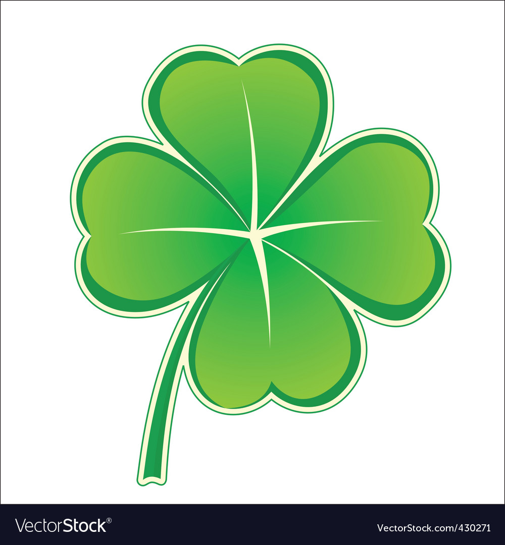 Clover icon Royalty Free Vector Image - VectorStock