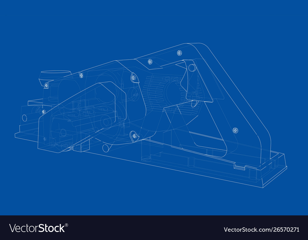 Jointer construction electric tool concept Vector Image