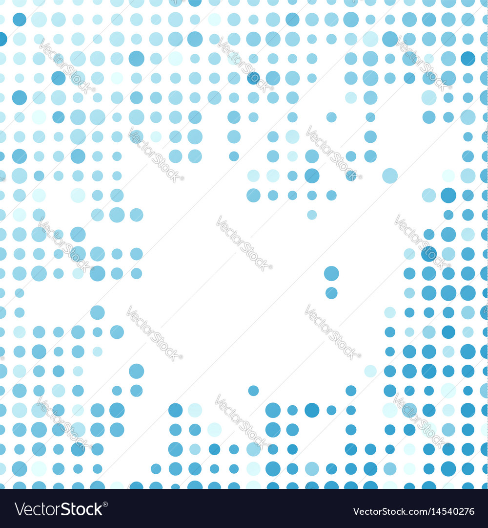 Abstract modern background blue circle pattern Vector Image
