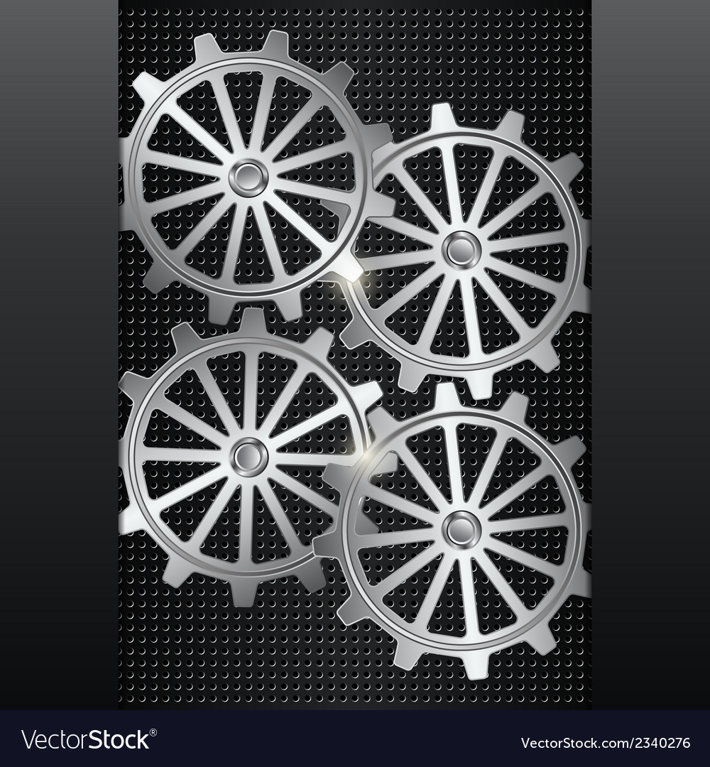 Mechanical background Royalty Free Vector Image