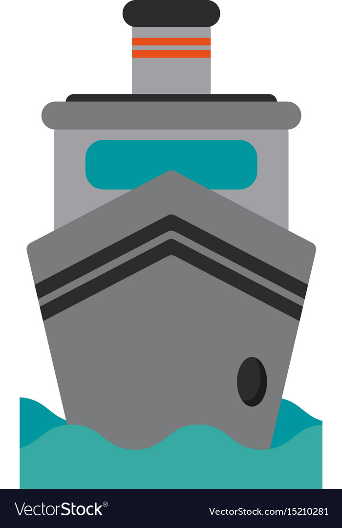 Boat flat Royalty Free Vector Image - VectorStock