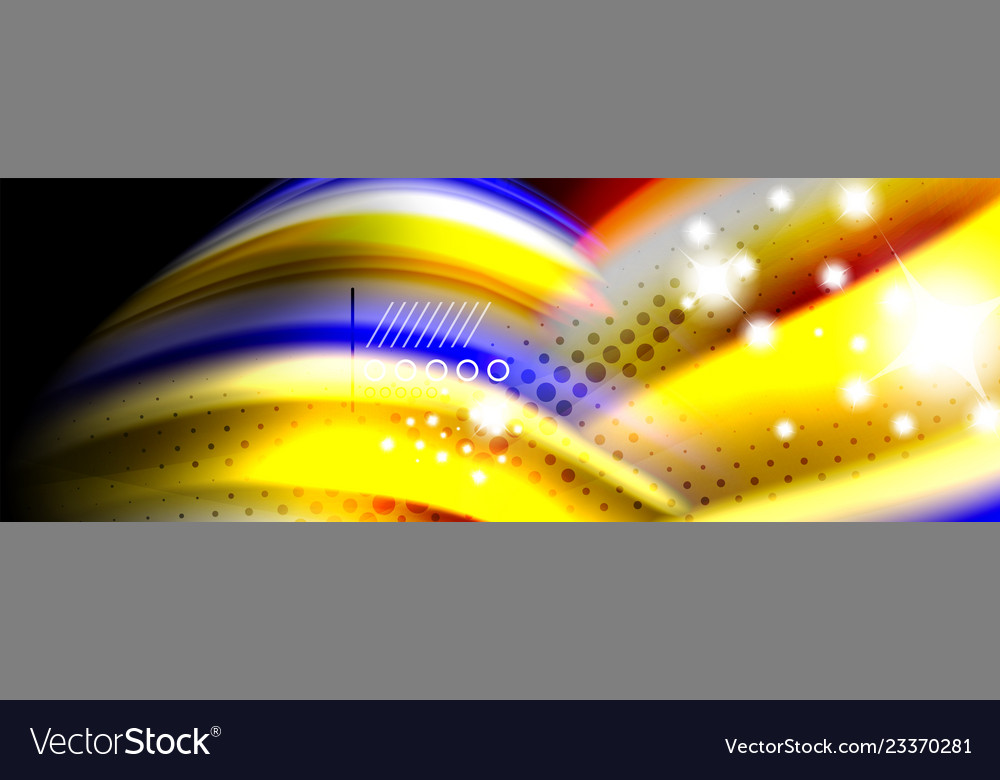 Fluid liquid wave pattern Royalty Free Vector Image