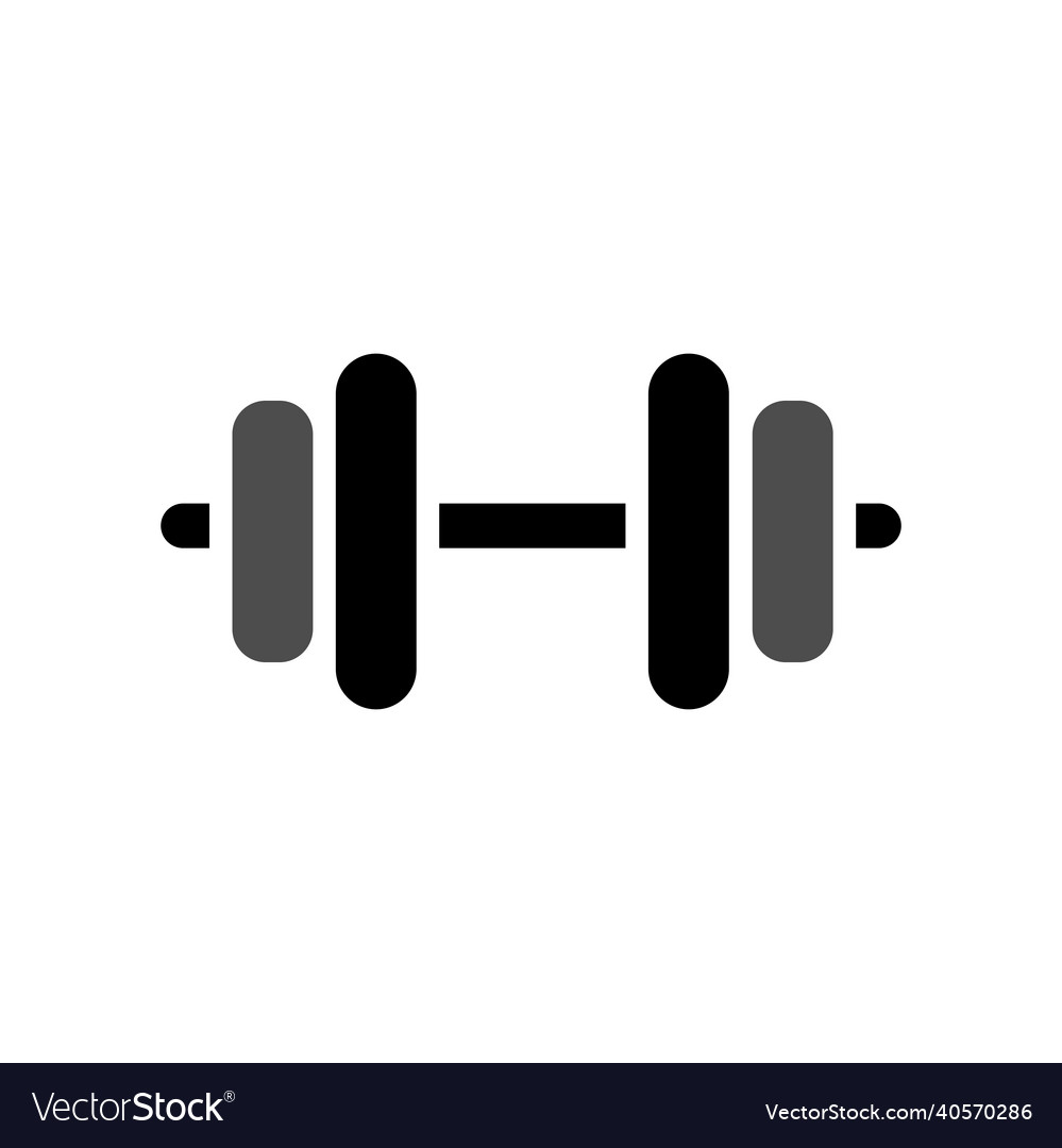Dumbbell Royalty Free Vector Image - VectorStock