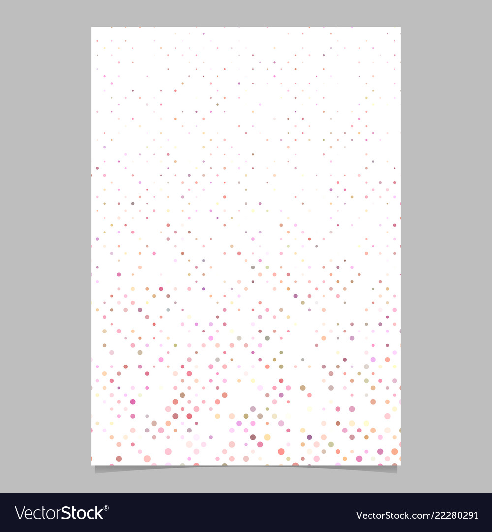 Abstract geometric circle pattern background page Vector Image