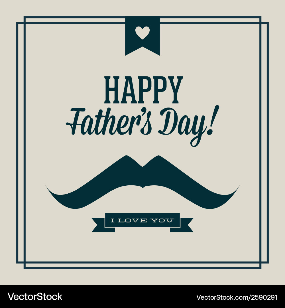 Abstract happy fathers day on a special background