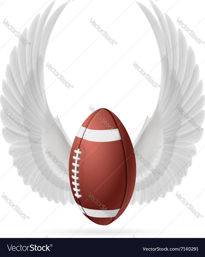 Flying ball Royalty Free Vector Image - VectorStock