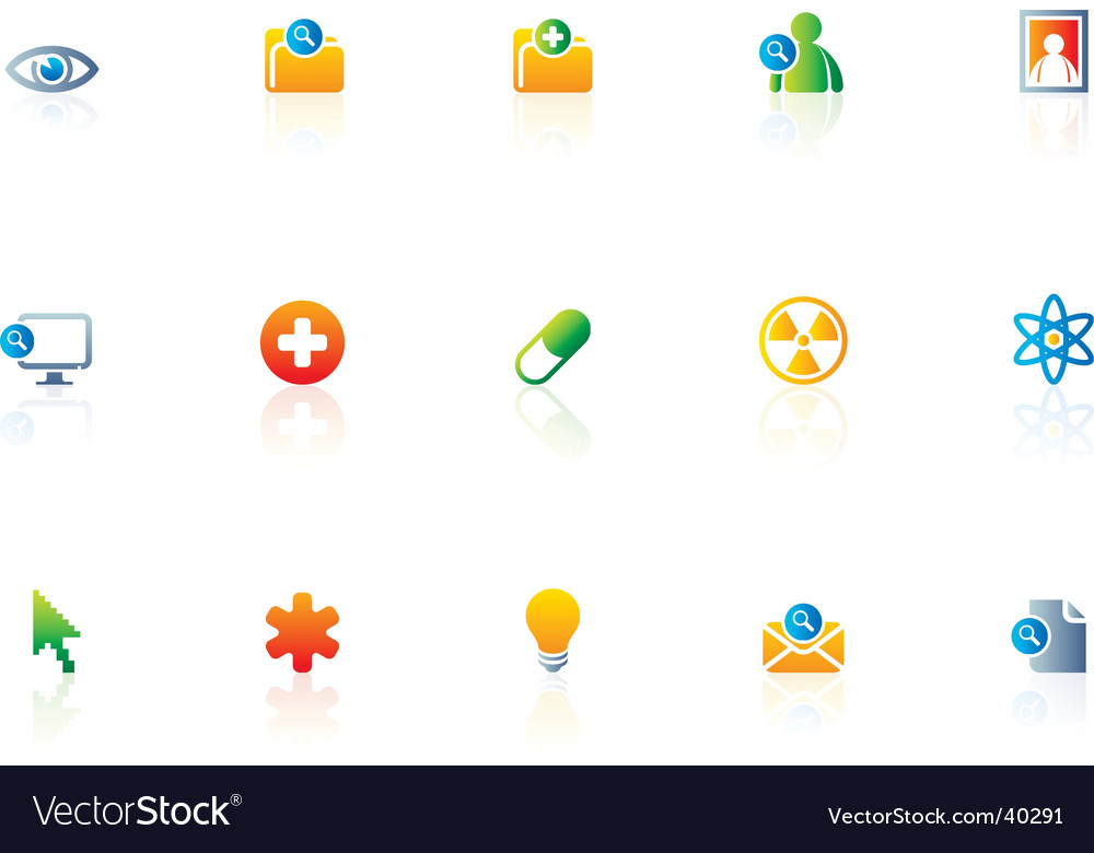 Icons Royalty Free Vector Image - VectorStock