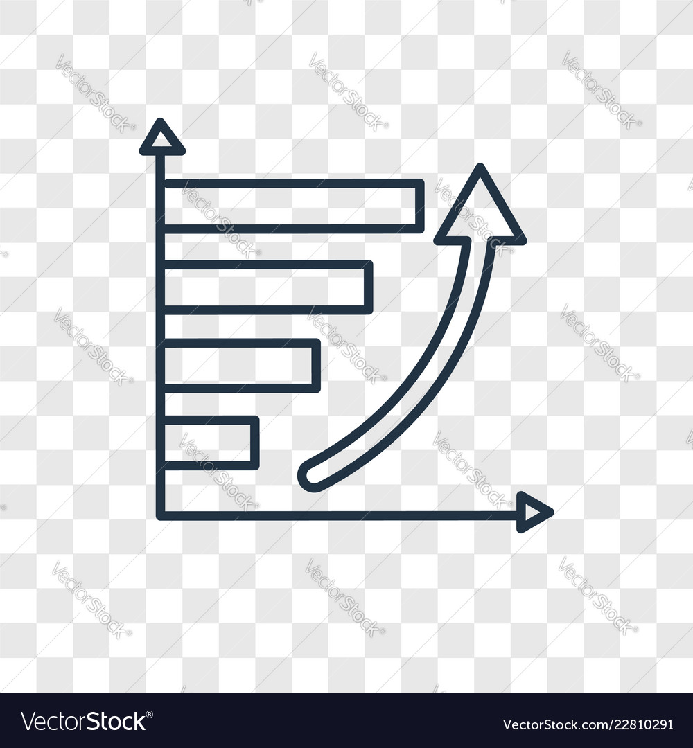 Linear icon isolated on transparent background Vector Image