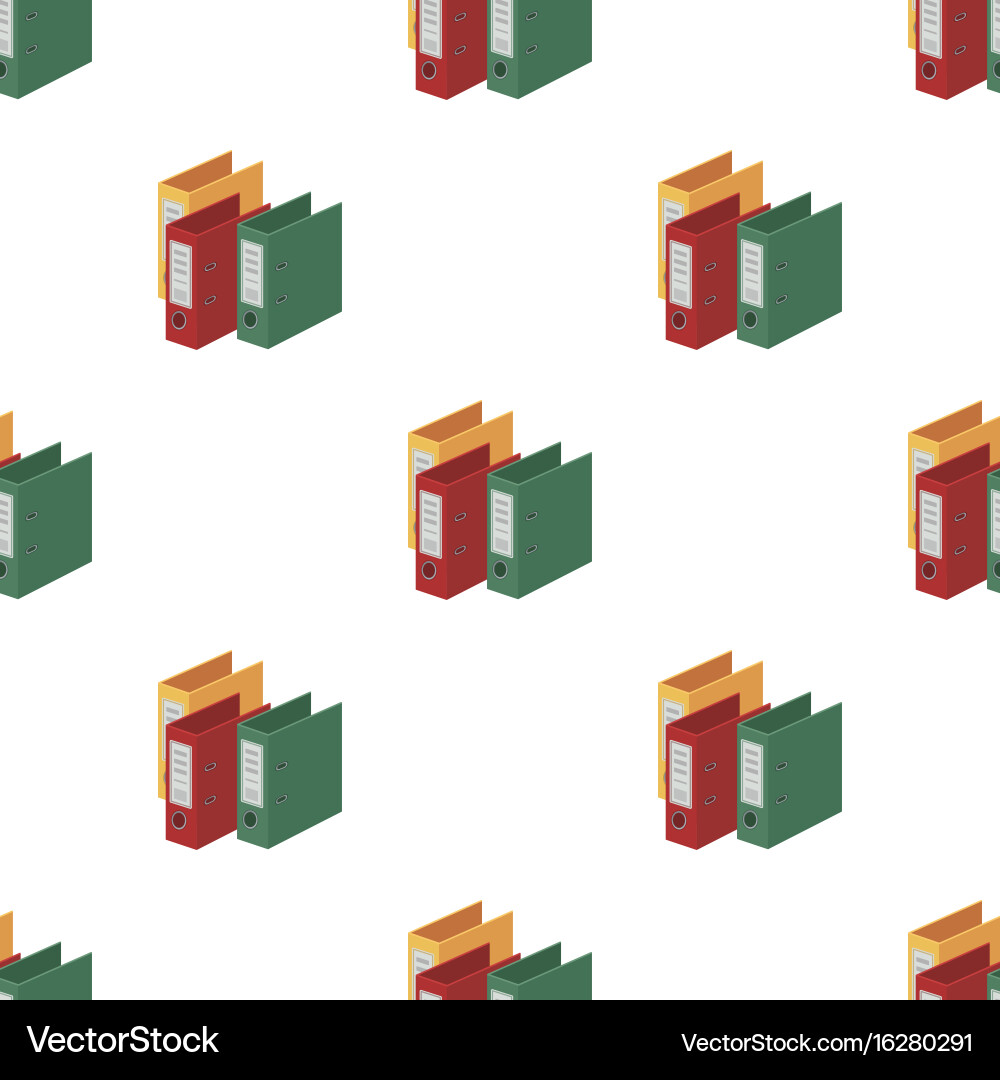 Ring binders icon in cartoon style isolated Vector Image