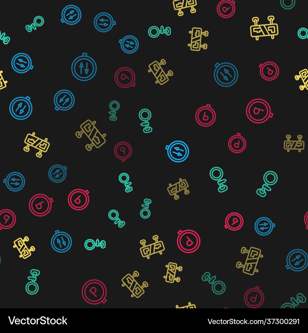 Set line road warning two way traffic sign Vector Image