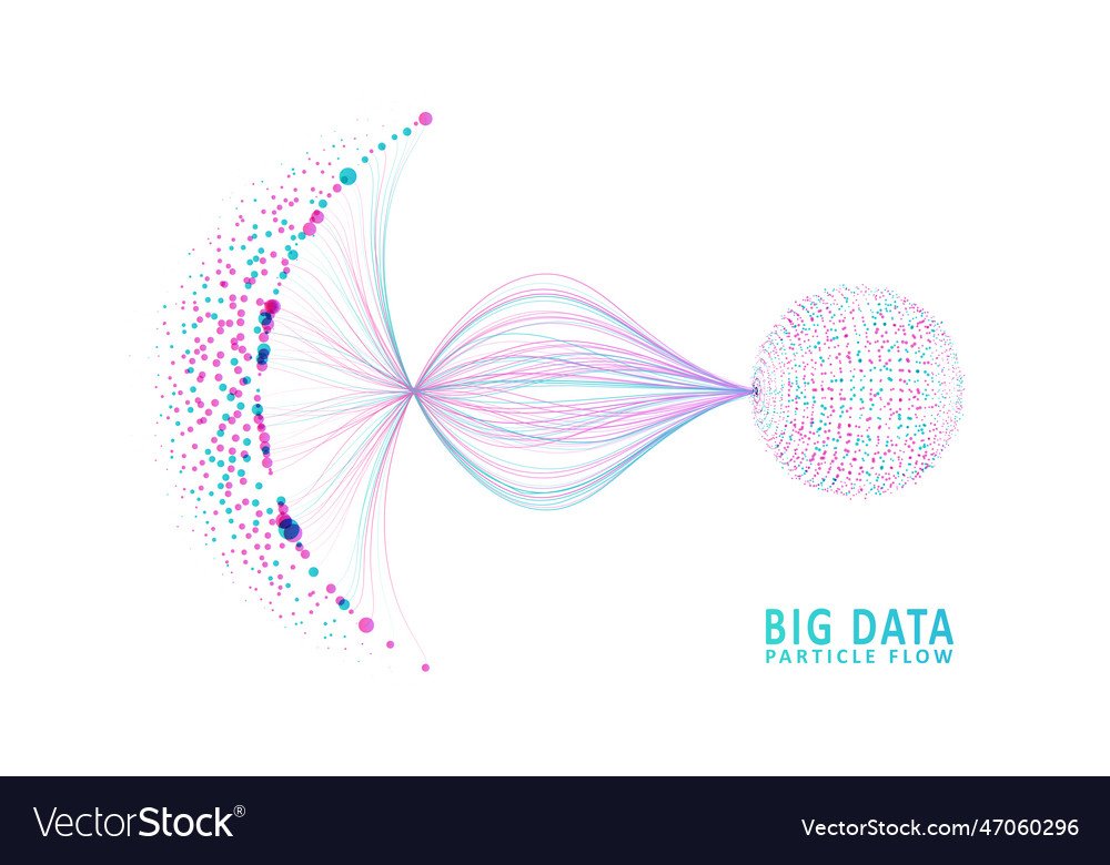 Abstract infographics visualization Royalty Free Vector