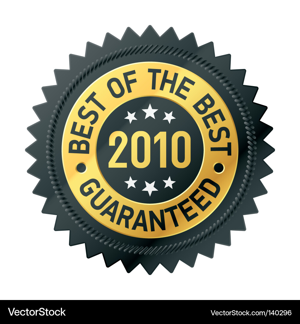 Best of the best label Royalty Free Vector Image