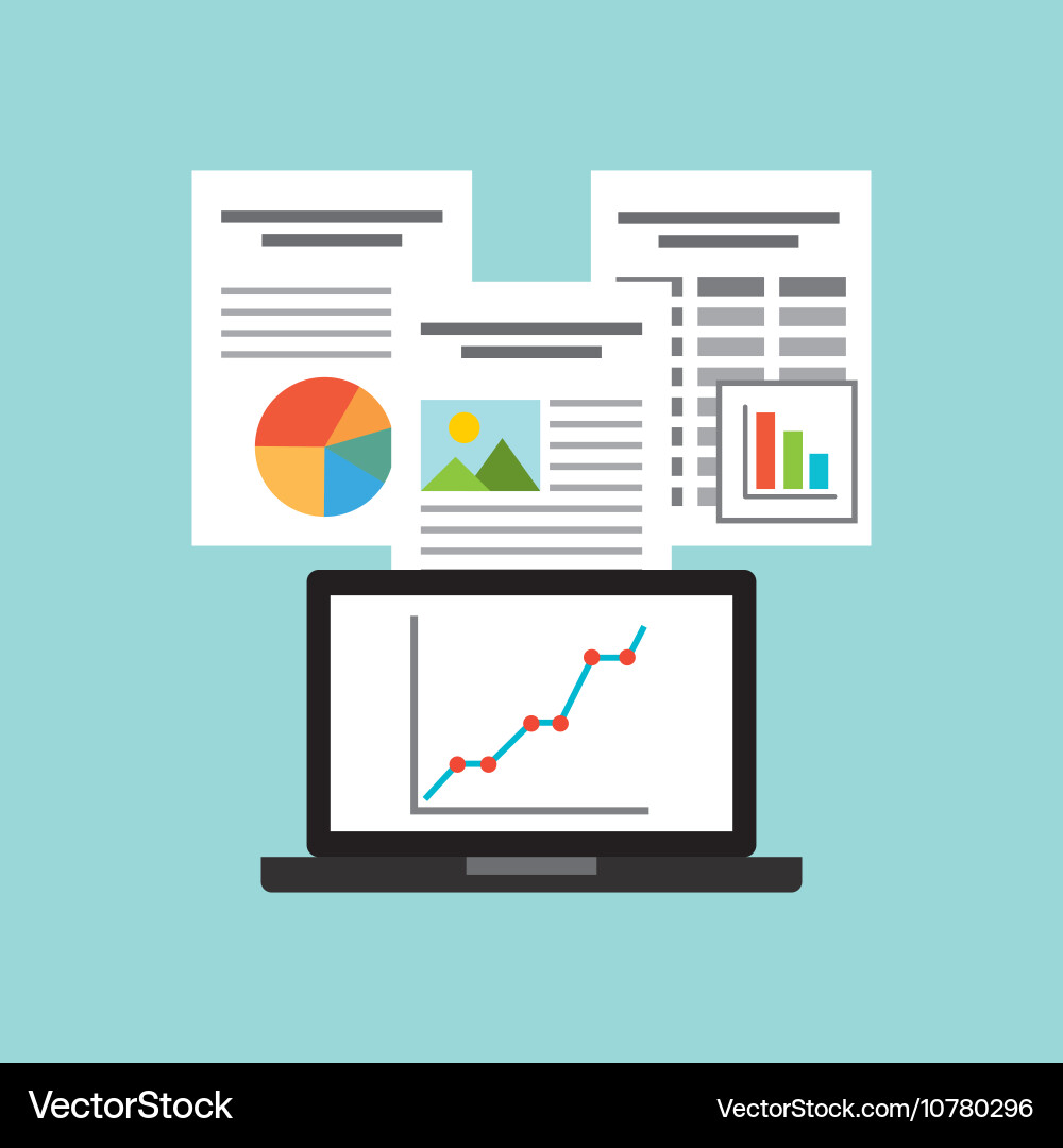 Document format with electronic device Royalty Free Vector