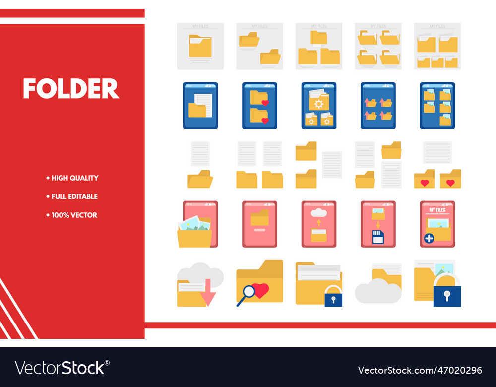 Folder Royalty Free Vector Image - VectorStock