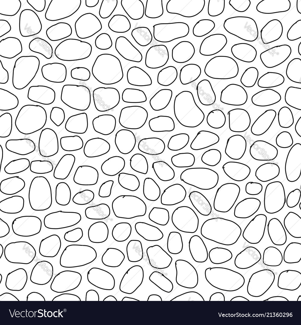 Pebble abstract background seamless pattern Vector Image