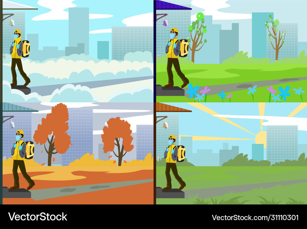 All season delivery up to Royalty Free Vector Image
