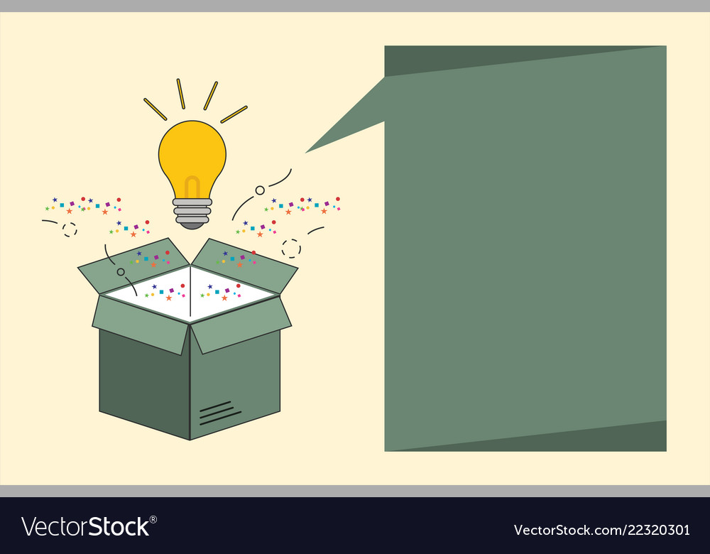 Flat Design Empty Esp Template Royalty Free Vector Image