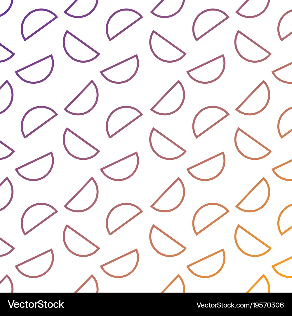 Abstract background of half circles seamless Vector Image