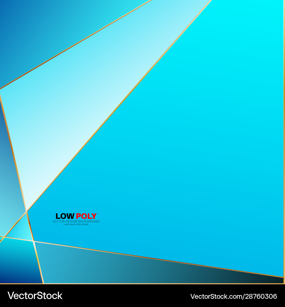 Abstract geometric background low poly pattern Vector Image