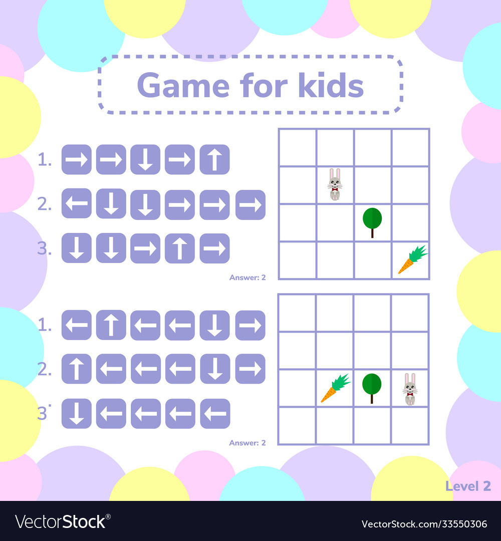 Game for preschool kids rebus children Royalty Free Vector