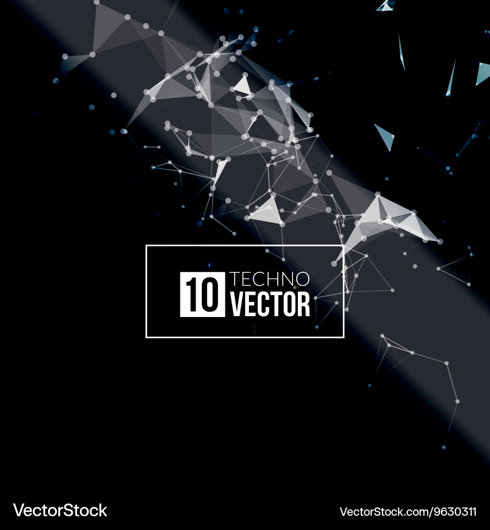 Abstract background futuristic style card Vector Image