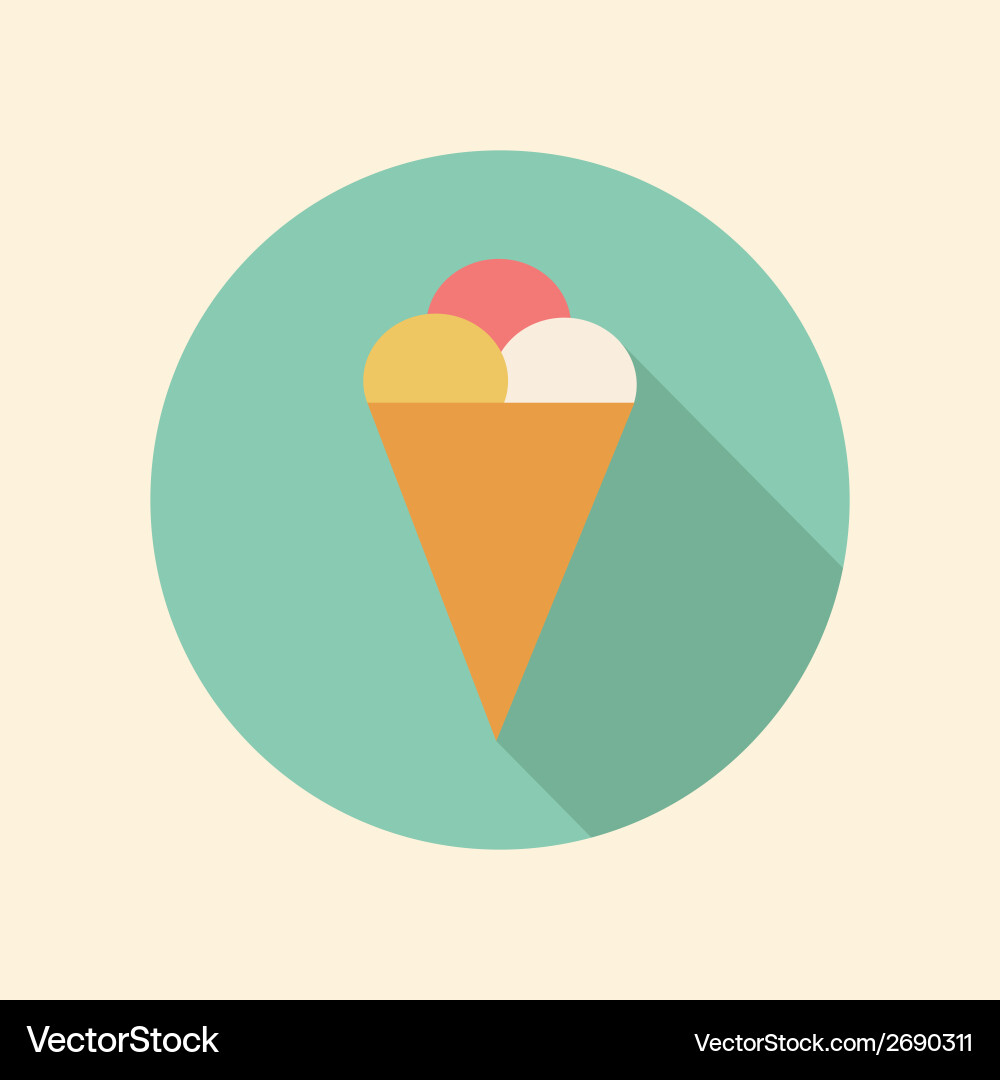 Abstract food icon on a white background Vector Image