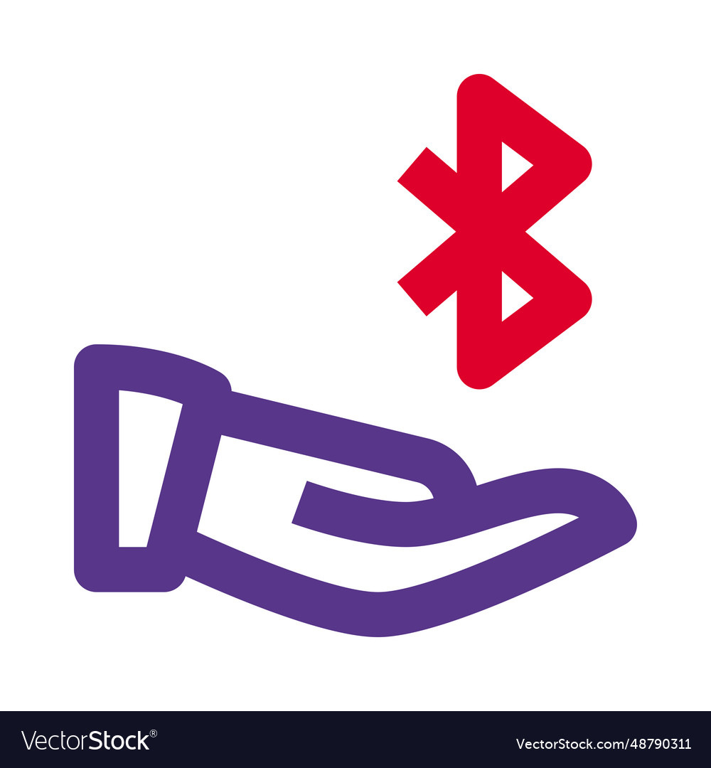 Bluetooth sharing information between devices Vector Image