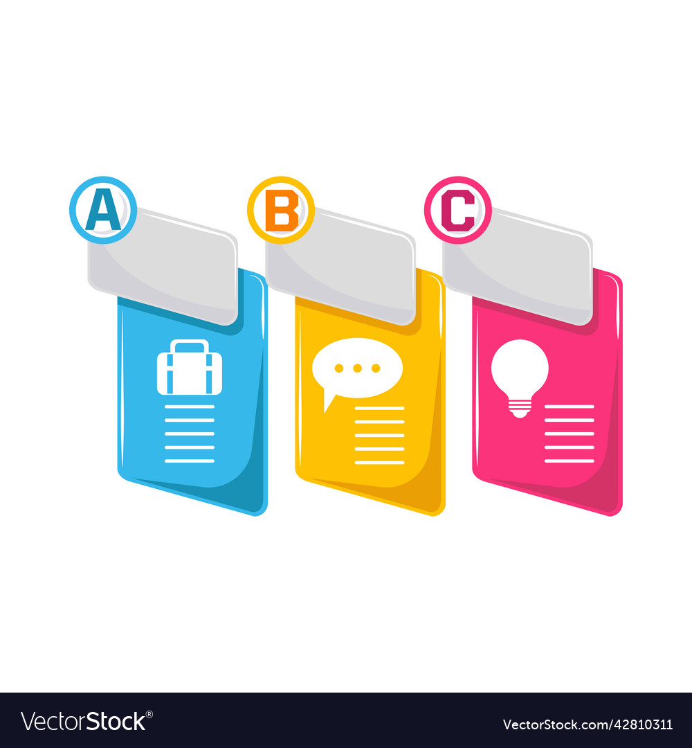 Infographic workflow layout Royalty Free Vector Image
