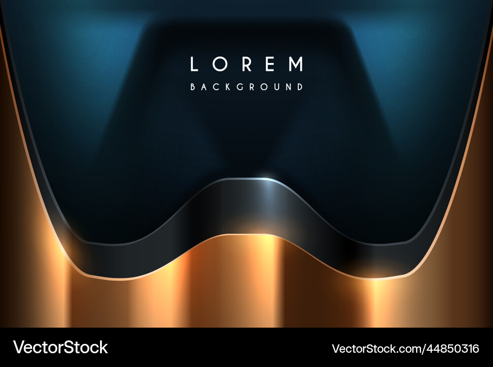 Abstract gold and metal background Royalty Free Vector Image