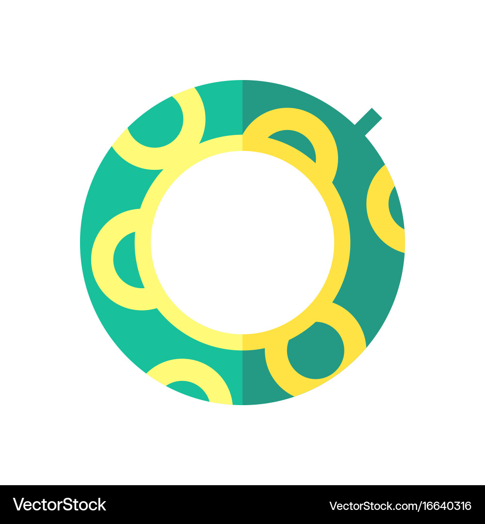 Coloured of a swimming circle Royalty Free Vector Image