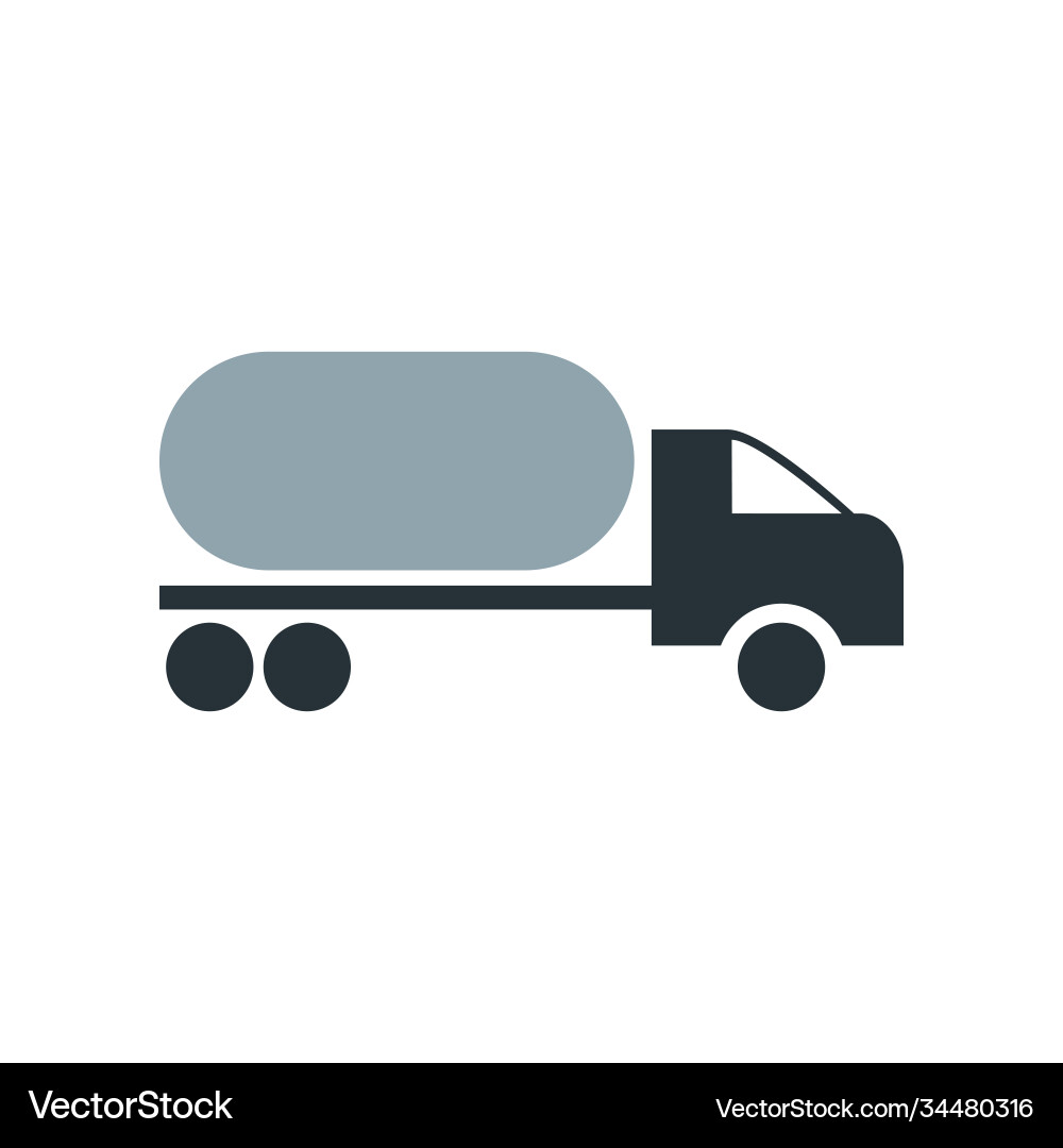 Oil truck icon Royalty Free Vector Image - VectorStock