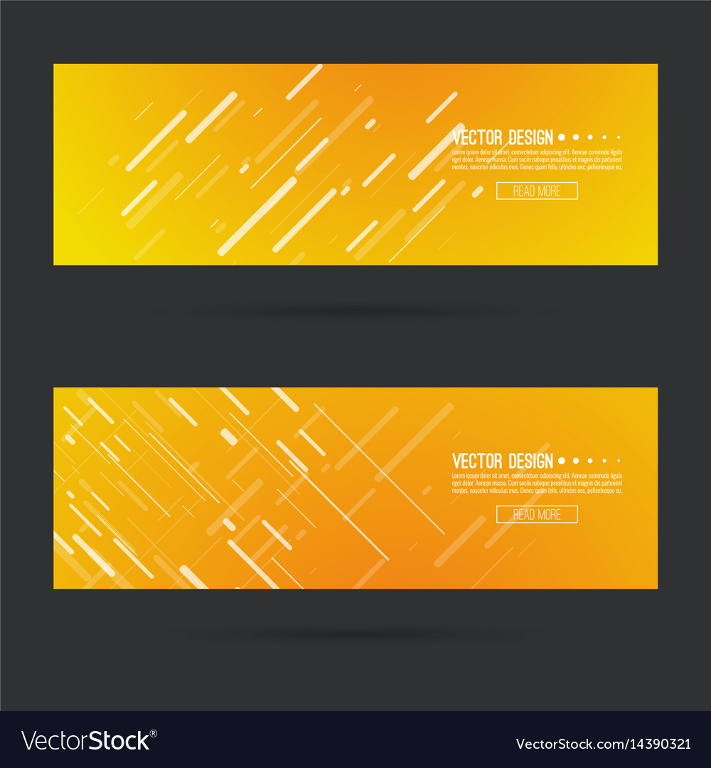 Abstract gold header Royalty Free Vector Image