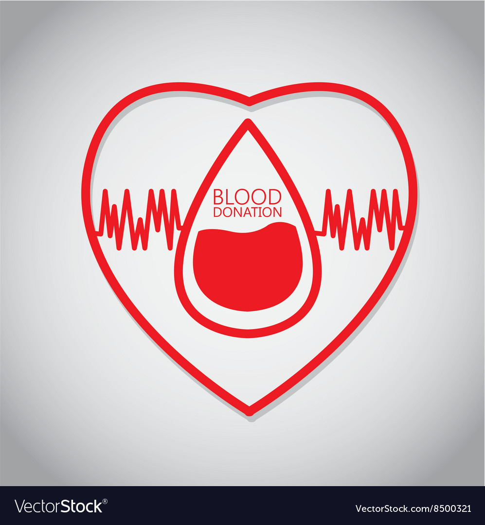 Blood donation Royalty Free Vector Image - VectorStock