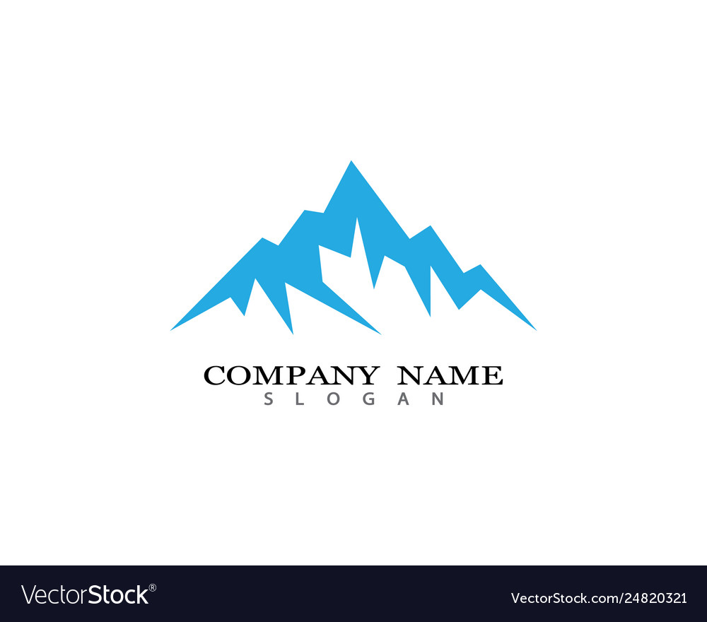 Mountain symbol Royalty Free Vector Image - VectorStock