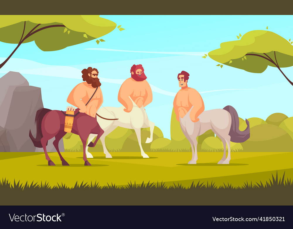 Mythical creatures centaurs Royalty Free Vector Image