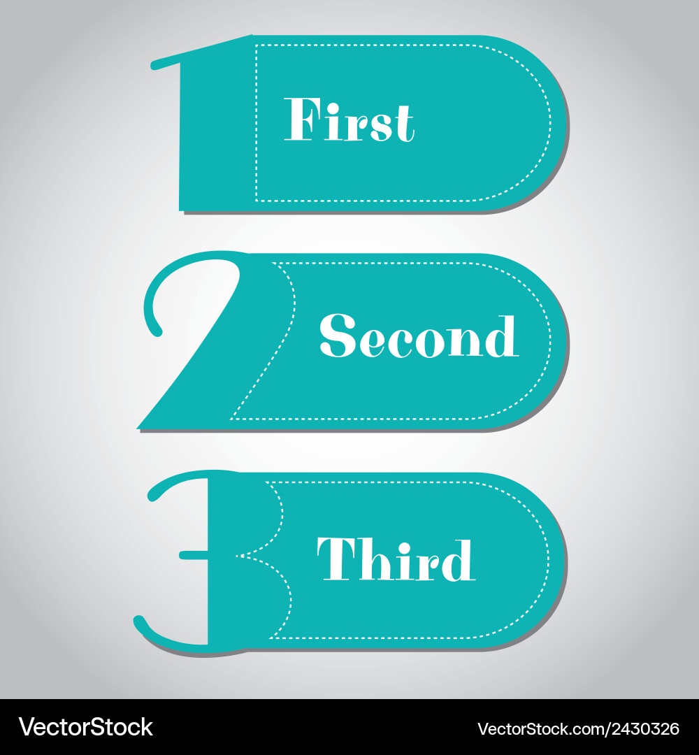Numerical design over gray background Royalty Free Vector