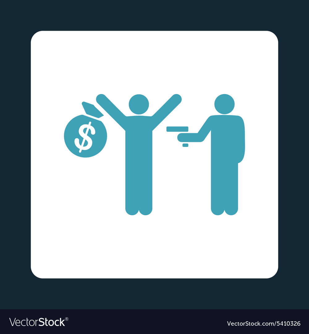 Robbery icon Royalty Free Vector Image - VectorStock