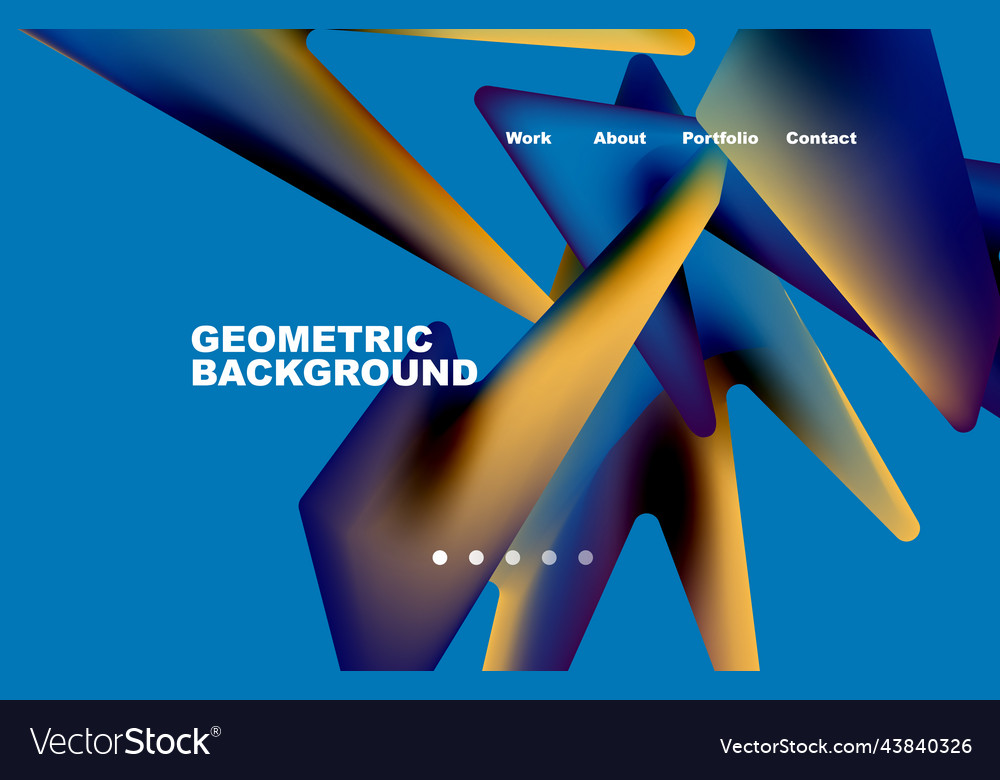 Shards shape composition abstract background web Vector Image