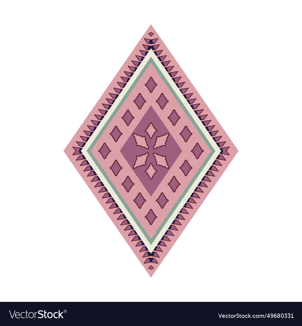 A diamond-shaped pattern Royalty Free Vector Image