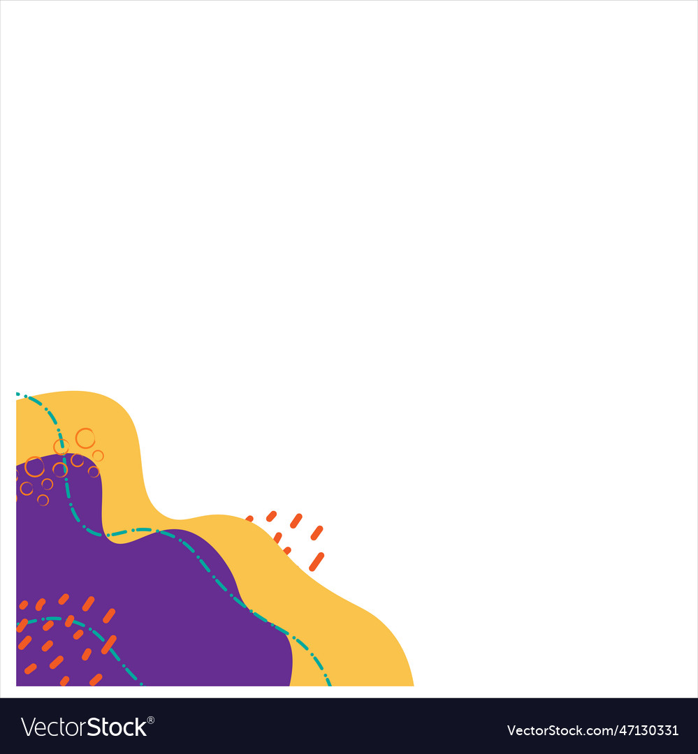 Abstract pattern corner Royalty Free Vector Image