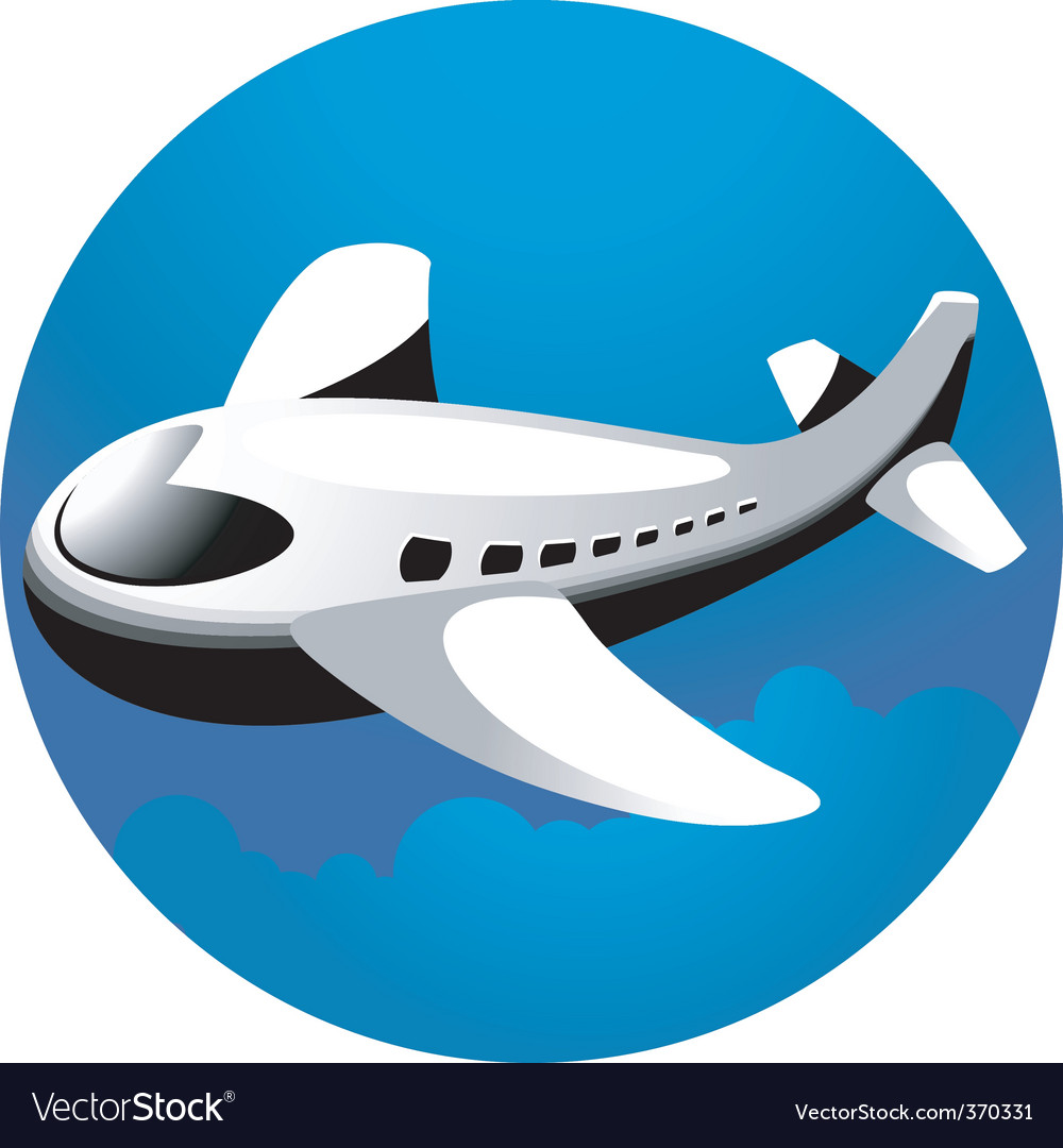 Aero plane Royalty Free Vector Image - VectorStock