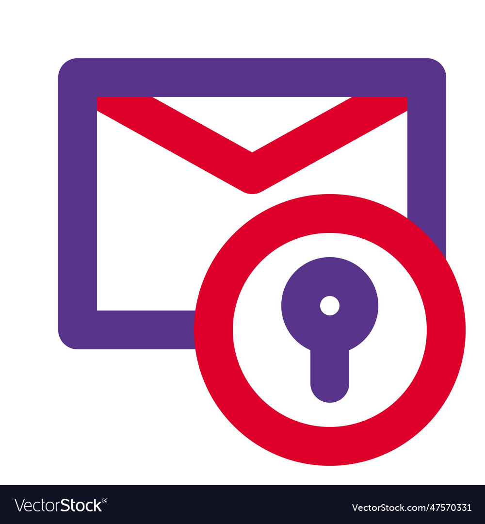Digital message encrypted for security Royalty Free Vector