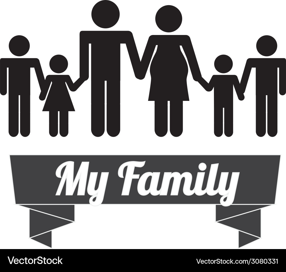 Family design Royalty Free Vector Image - VectorStock