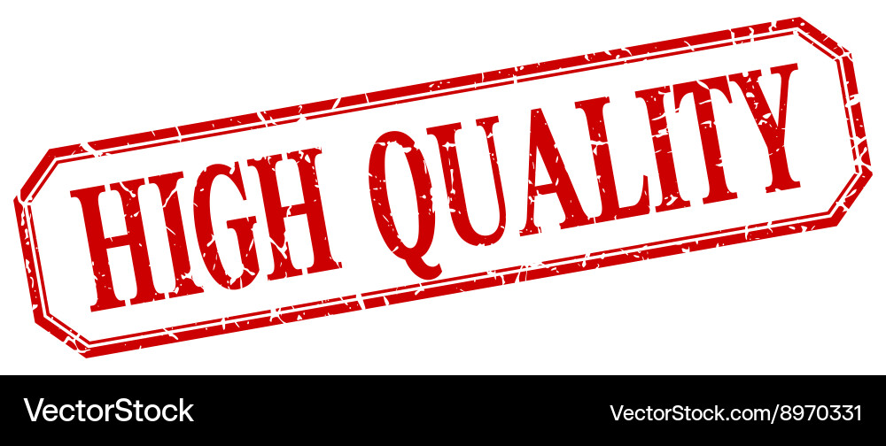 High quality square red grunge vintage isolated Vector Image