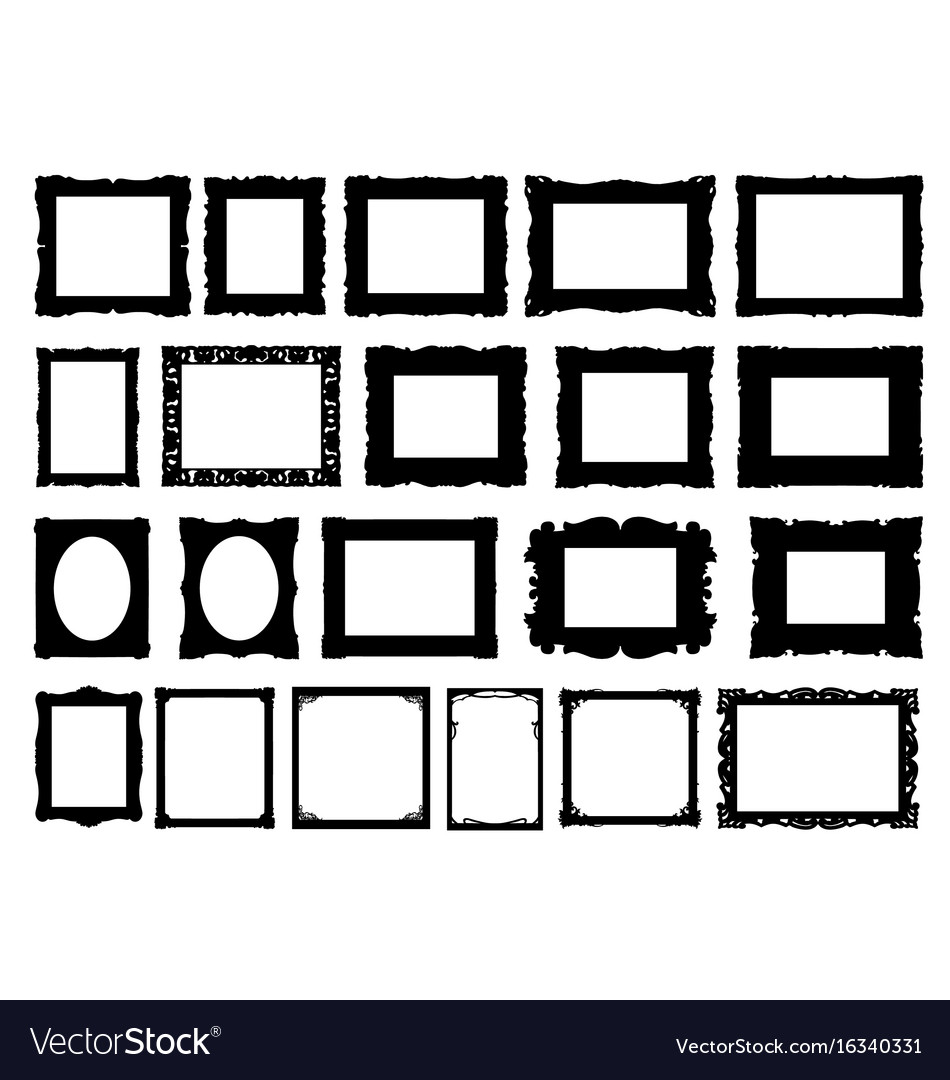 Picture frames Royalty Free Vector Image - VectorStock