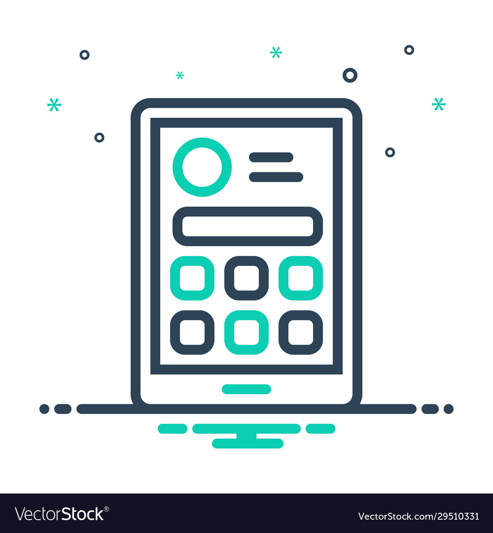 Tablet Royalty Free Vector Image - VectorStock