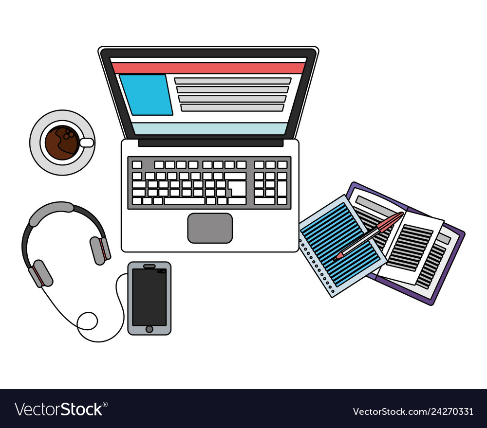Technology device cartoon Royalty Free Vector Image