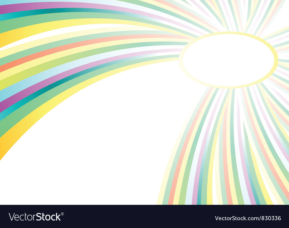 Abstract rainbow background Royalty Free Vector Image
