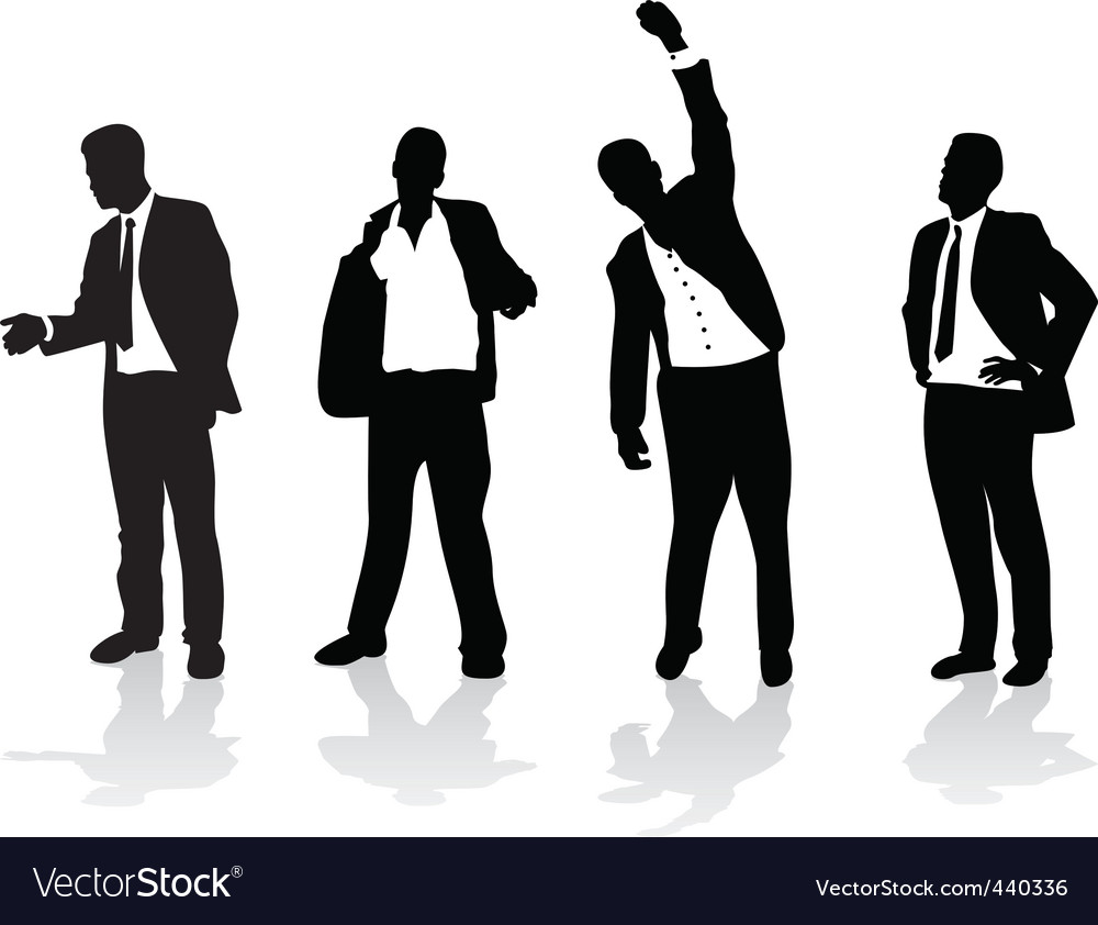 Business people Royalty Free Vector Image - VectorStock