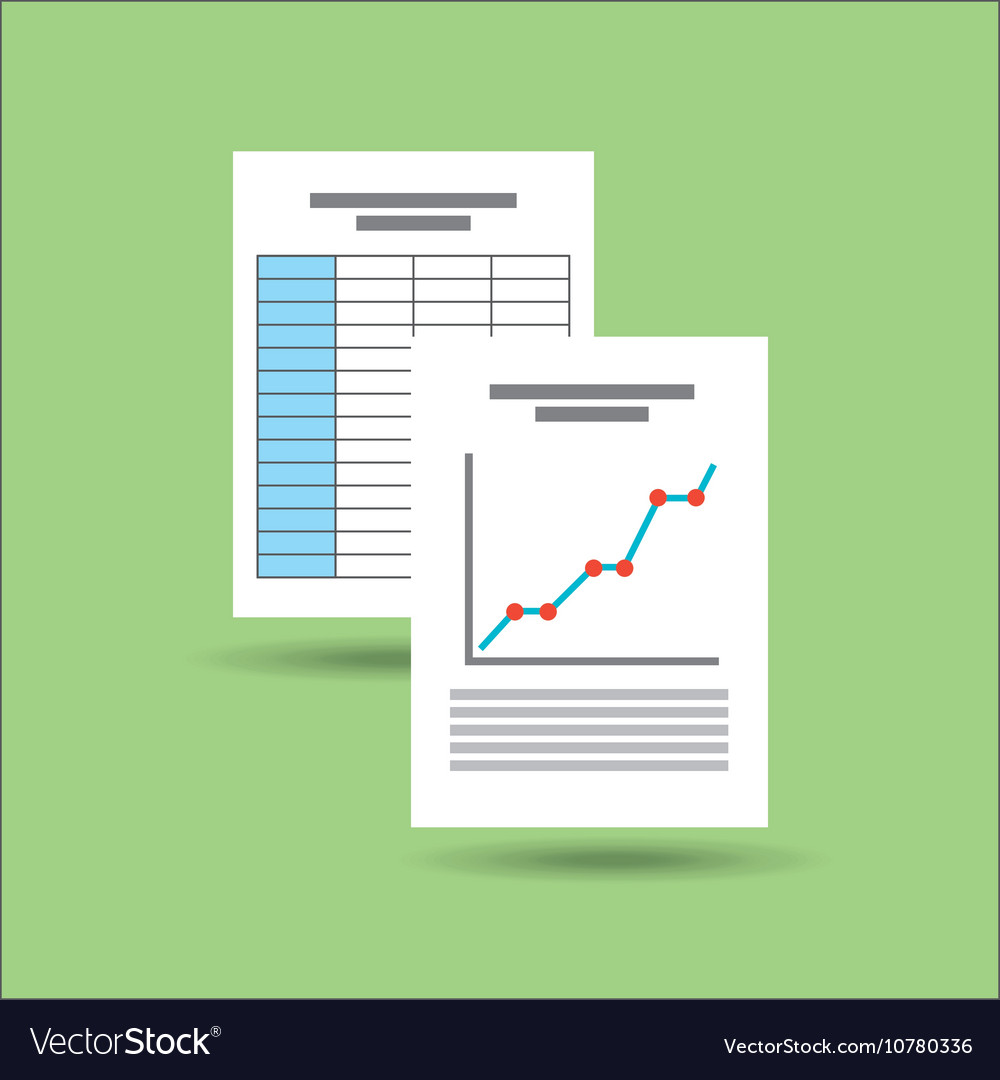 Document format flat icon Royalty Free Vector Image